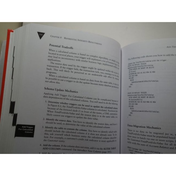 Refactoring Databases Evolutionary Database Design