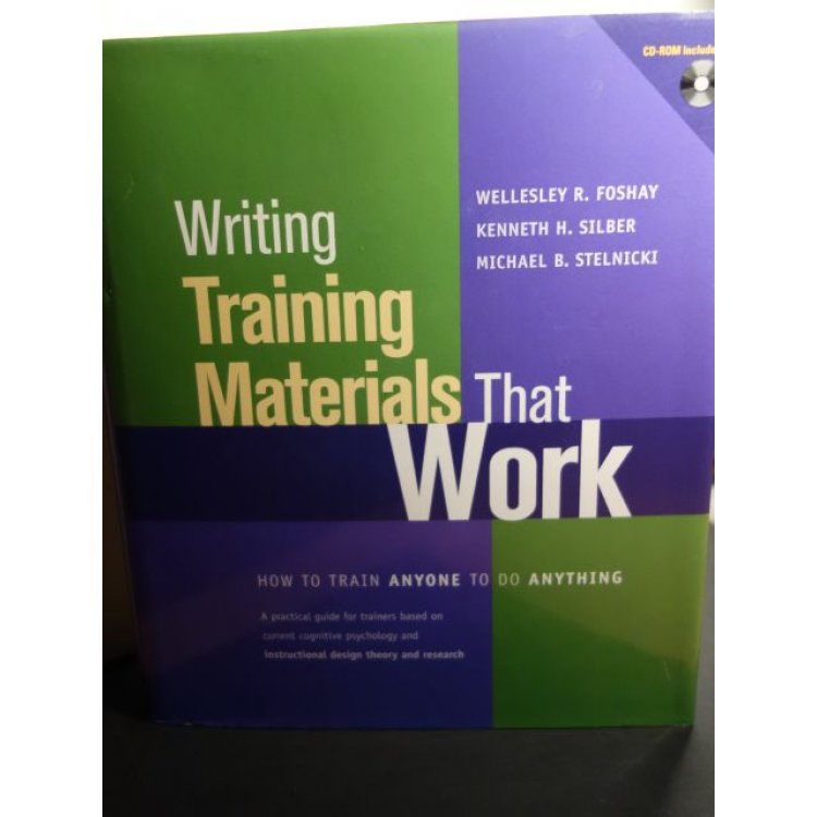 Writing Training Materials That Work Writing Training Materials That Work