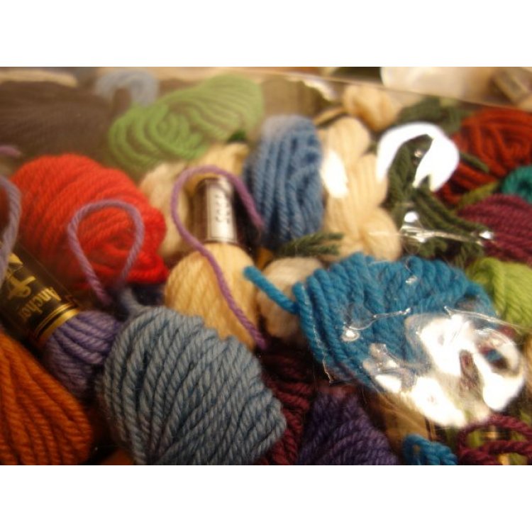 Tapestry Wool Yarn, Lots of 100 Plus, Assorted Brands.